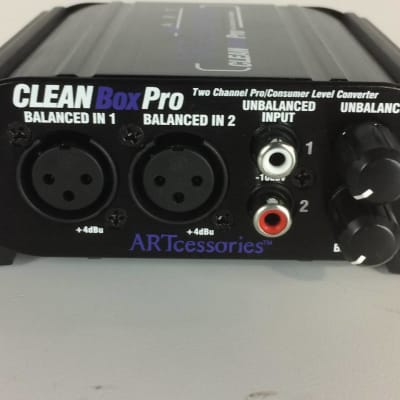 ART CLEANBox Pro Dual Channel Level Converter (CLEANBOXPRO) | Reverb