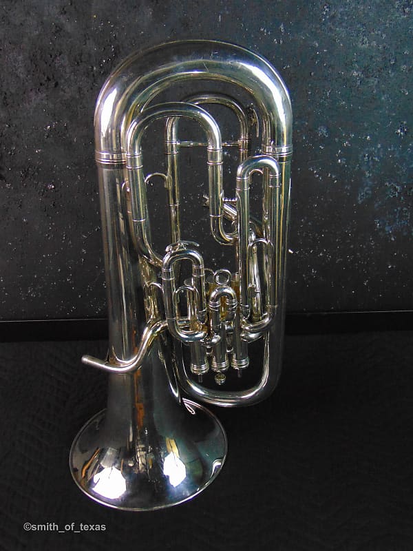 Besson Silver Compensating Euphonium 4V Please Read | Reverb
