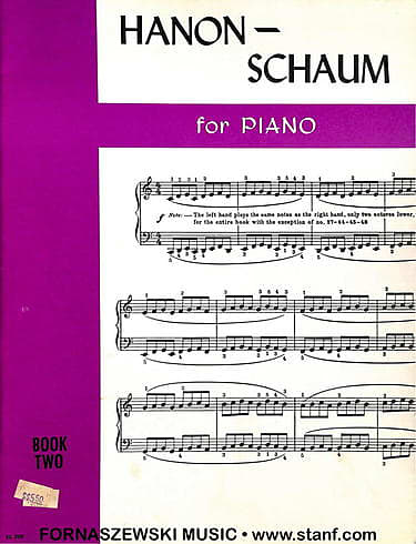 Hanon - Schaum For Piano - Book 2 | Reverb