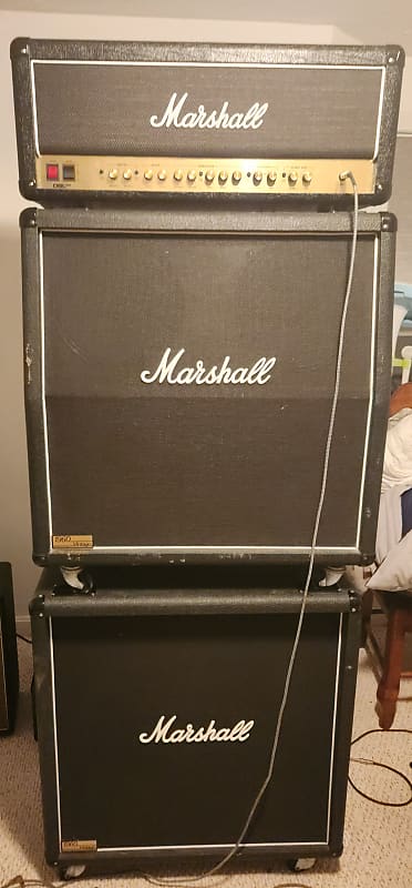 Marshall Full Stack DSL 100 Head w/ 1960Vintage AV/BV Cabs | Reverb