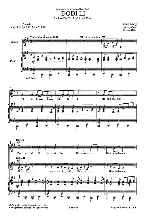 Dodi Li Cme Beginning Series Arranger Doreen Rao | Reverb