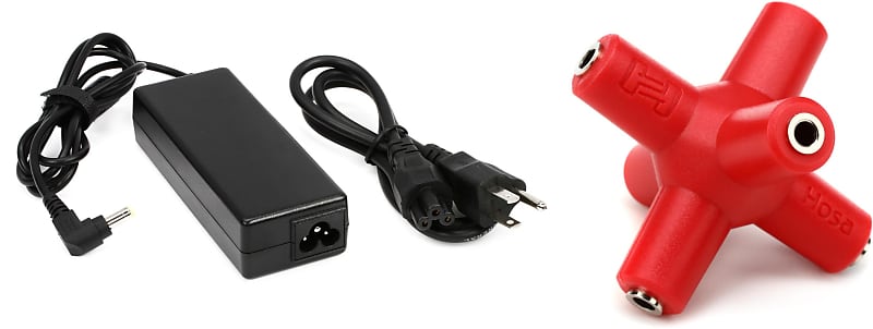 4ms Power Brick 90W AC Power Adapter Bundle with Hosa GMM-105 | Reverb