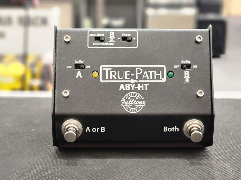 Fulltone Custom Shop True-Path ABY Footswitch w/ Power Supply | Reverb