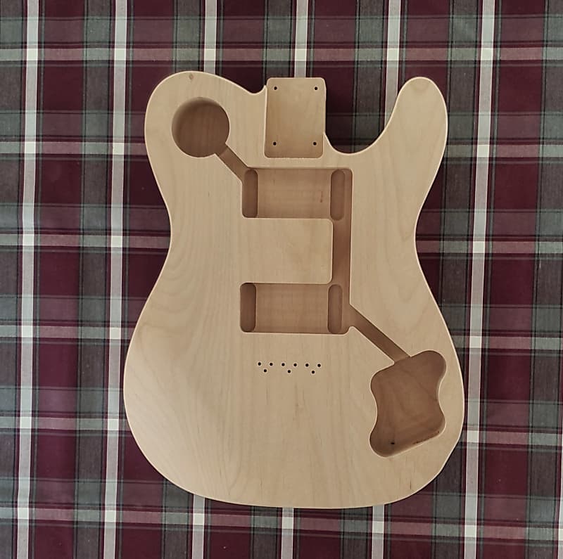 Woodtech Routing 2 pc Alder Arm & Belly Cut Deluxe Telecaster | Reverb