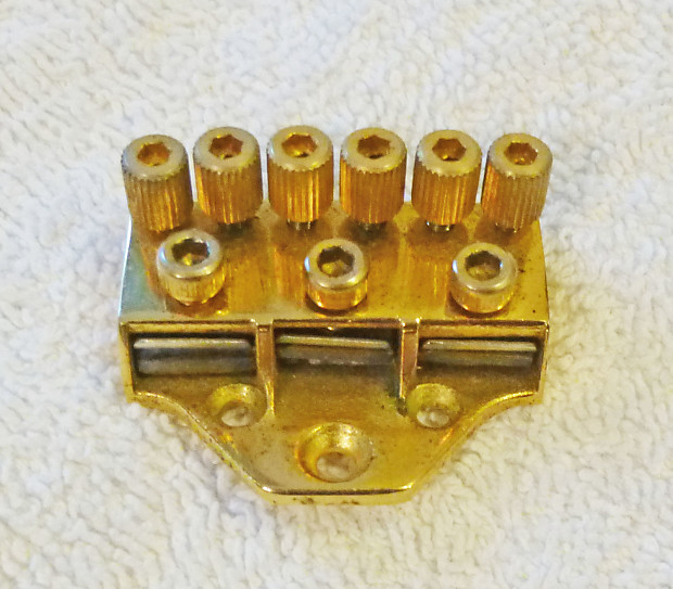 RARE Fender USA Gold Elite Fine Tune Lock Nut, locking tuners | Reverb