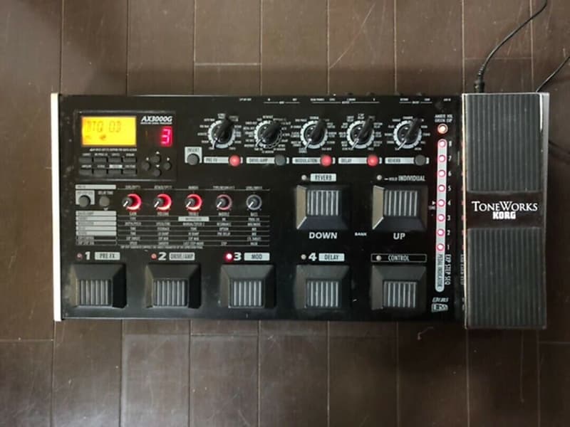 Korg AX3000G Guitar Multi effector Pedal Tested Working Used | Reverb