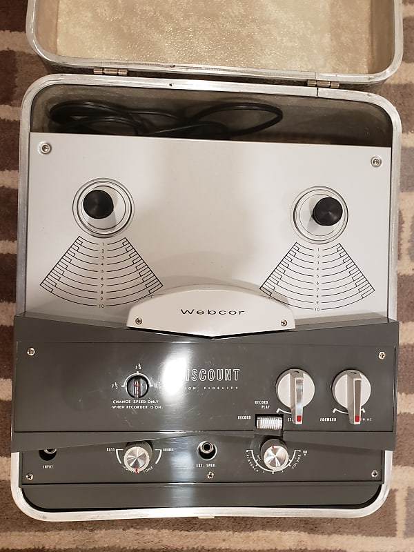 Vintage Webcor Viscount EP-210B-1 Reel-to-Reel Recorder | Reverb