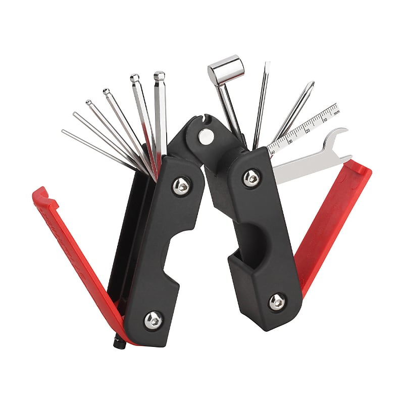 RockCare MultiTool "Metric" Red with Stringwinder | Reverb UK