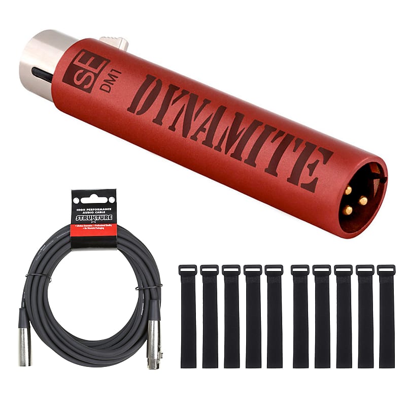 sE Electronics DM1 Dynamite Active Inline Microphone Preamp | Reverb