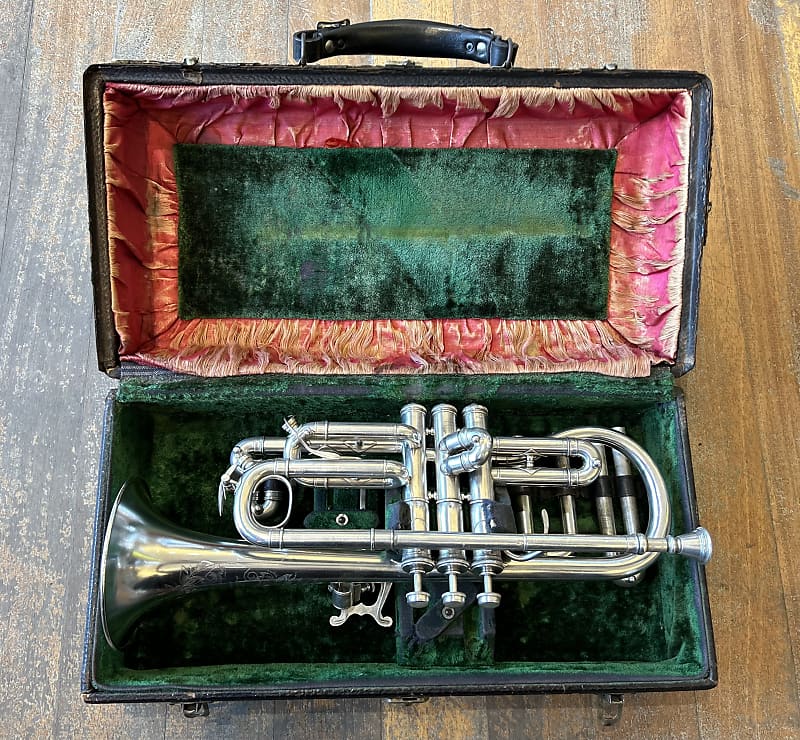 Frank Holton Cornet 1909 | Reverb