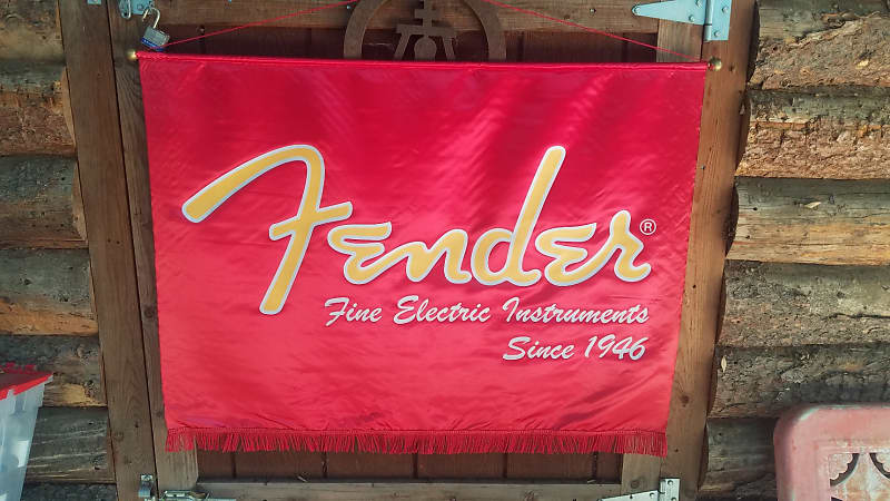 Fender Dealer Banner ? Red | Reverb
