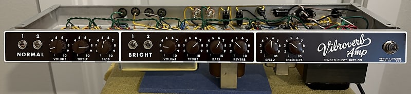 6G16 brown Vibroverb clone chassis | Reverb