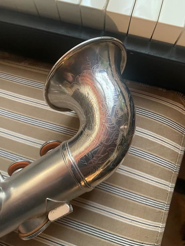 Rare King Saxello amazing silver-plated fully restored , | Reverb