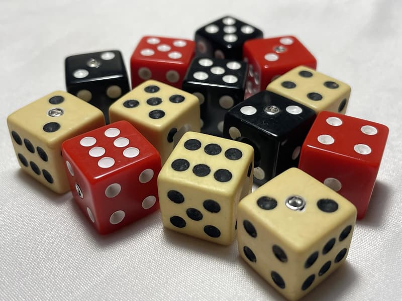 NEW Dice Control Knobs Set of 3 MIX & MATCH- Guitar Bass | Reverb