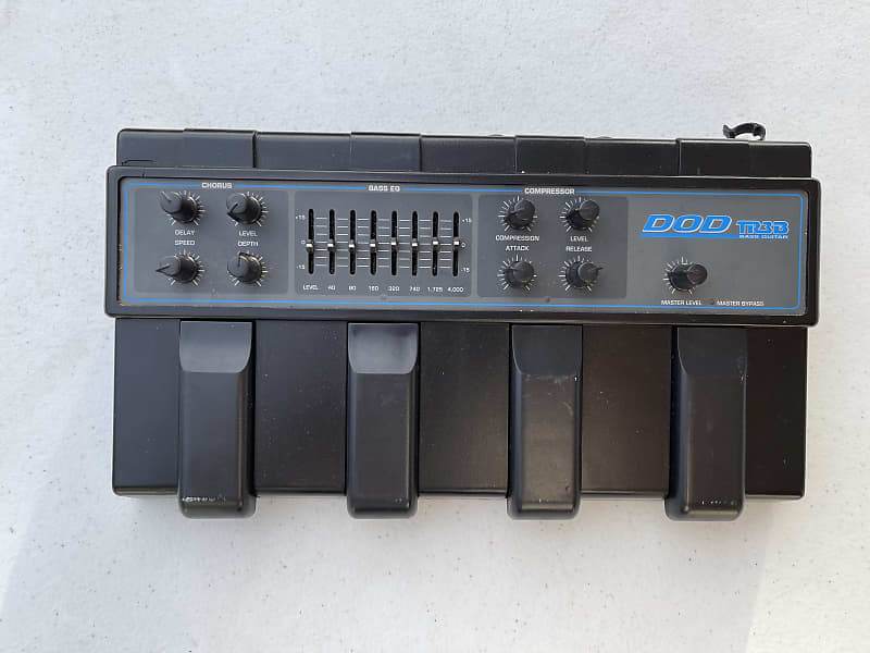 DOD TR3B Bass Analog Chorus Equalizer EQ Compressor Vintage | Reverb