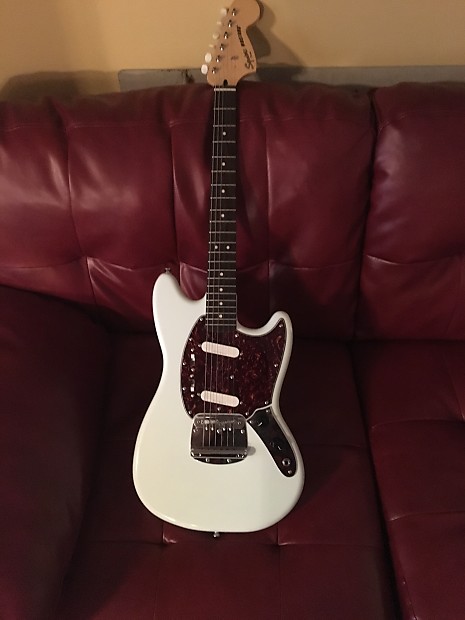 Squier Mustang With Mastery Bridge Sonic Blue | Reverb