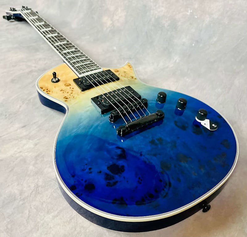 ESP LTD EC-1000 - Blue Natural Fade | Reverb