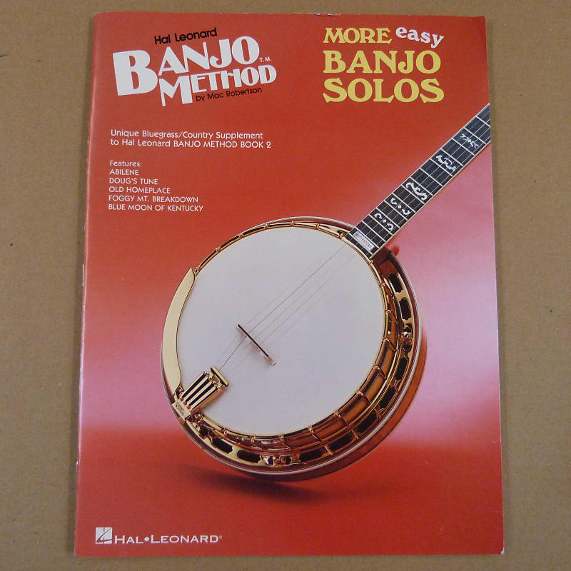 MORE EASY BANJO SOLOS Hal Leonard Banjo Method, Book 2 | Reverb UK