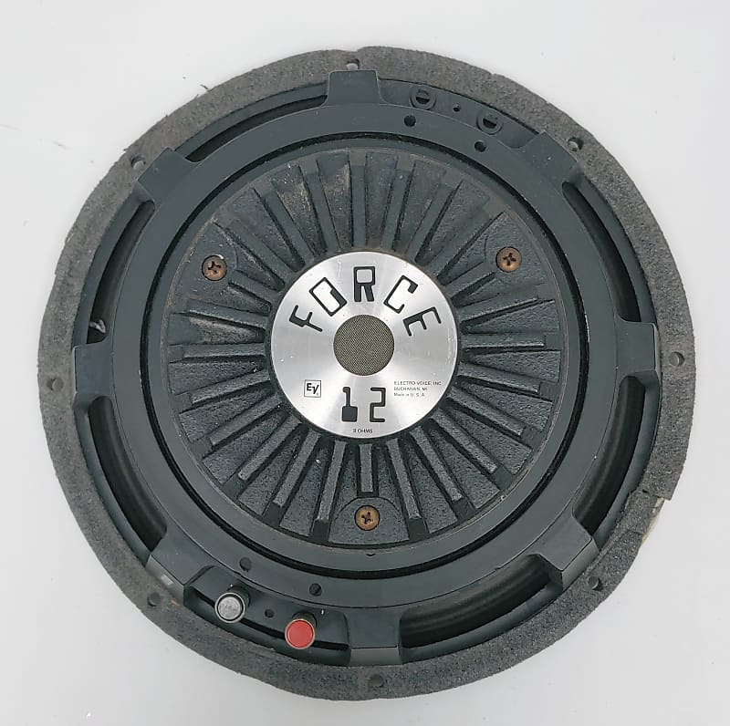 EV Electro Voice Force 12 Speaker 12" 8 Ohm - Working | Reverb