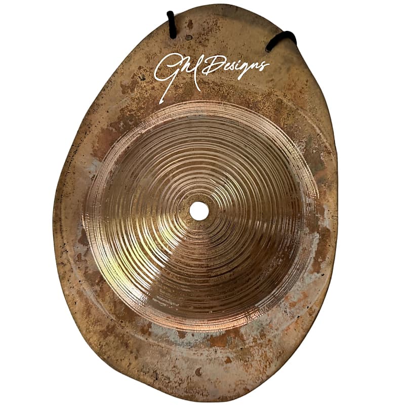 GM Designs Hanging/Mountable Irregular Cymbal w/ 6" Bell - | Reverb