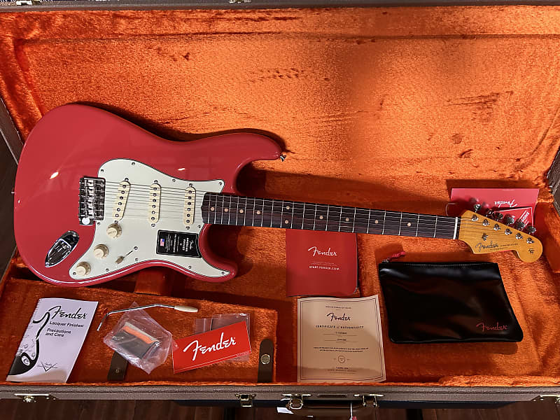 Fender American Vintage II 1961 Stratocaster - Fiesta Red | Reverb