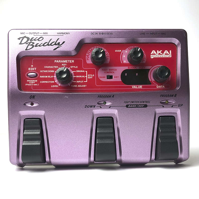 Akai HV1 Rare Duobuddy Harmony Vocal Effect Pedal | Reverb