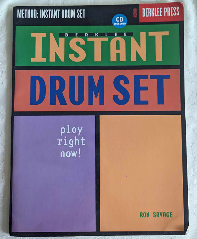 Instant Drum Set Method Berklee with CD Music Instructional | Reverb