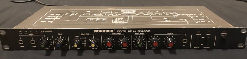 very rare Monarch EEM-3000 1980s Digital Delay | Reverb