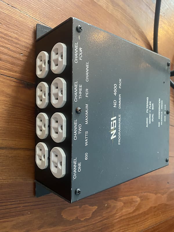 NSI ND4600 Programmable Dimmer Pack 2010 - Black | Reverb
