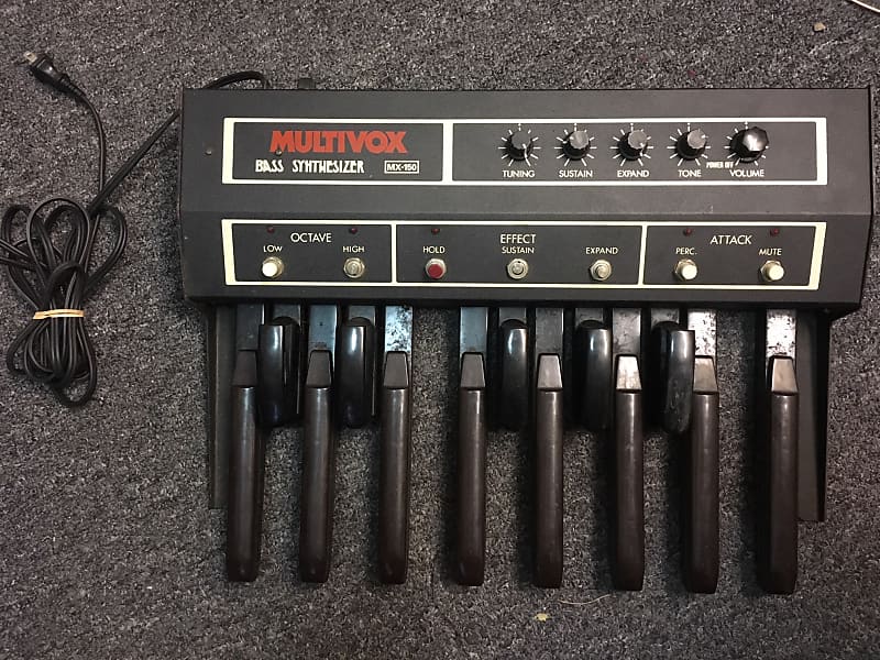 Multivox MX-150 bass synthesizer (aka Basky) 1979 black | Reverb