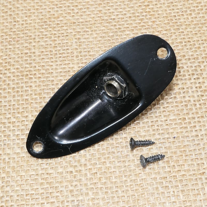 Genuine 2019 Squier Stratocaster Input Jack Black- Same Day | Reverb