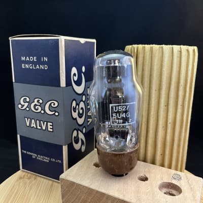 GEC U52 5u4G rectifier NOS tube 1952 brown base | Reverb