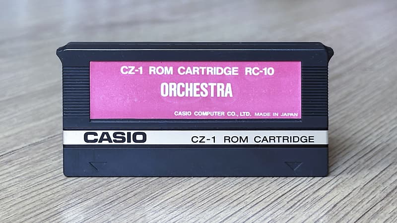 Casio CZ-1 ROM card RC-10 ORCHESTRA // Rare find | Reverb