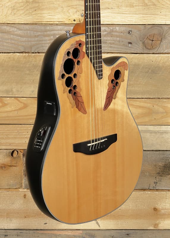 Ovation E-Acoustic Guitar Celebrity Elite Mid Cutaway | Reverb