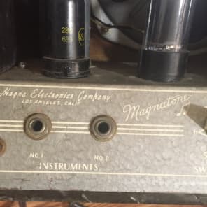 Magnatone Model M-197 tube type amp in beautiful shape and | Reverb