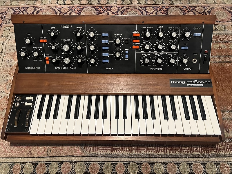 Moog R.A. Moog Musonics MiniMoog 1971 | Reverb