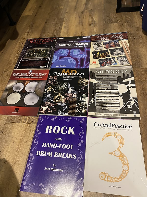 Drum Set Books Lot | Reverb