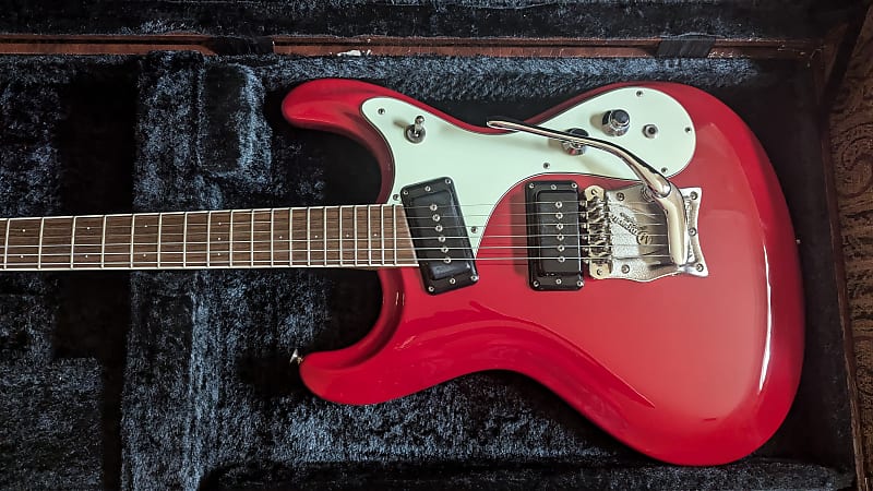 1990s 1964 Mosrite Ventures Model - Red | Reverb