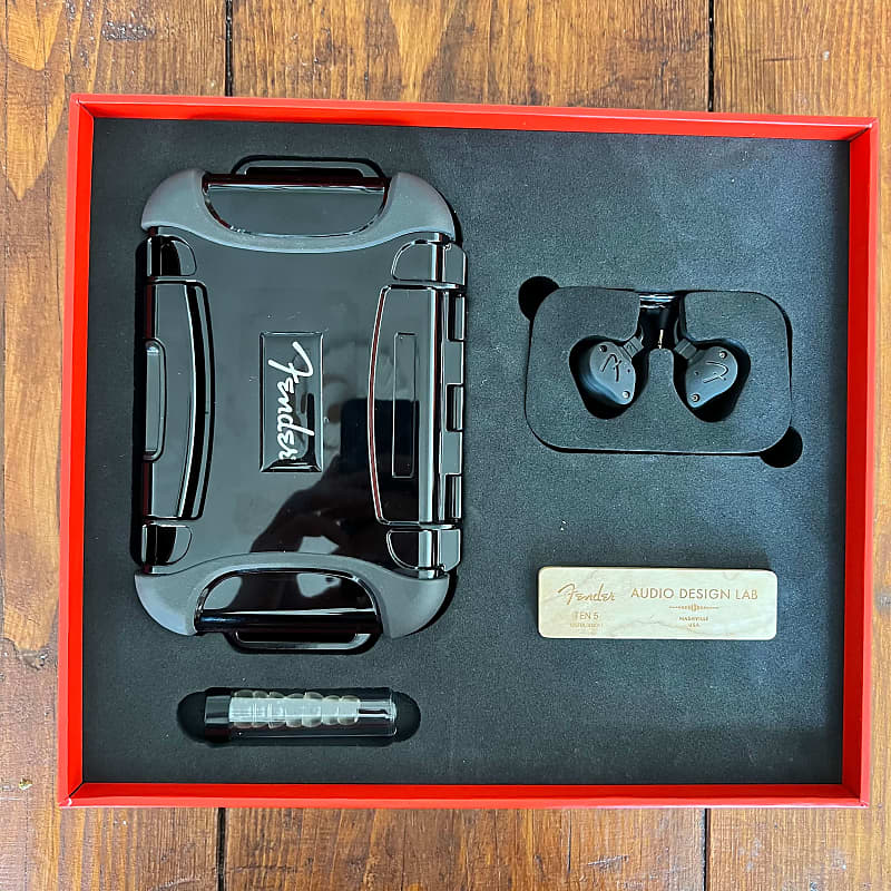 Fender Ten-5 In Ear Monitors Flat Black IEM | Reverb UK