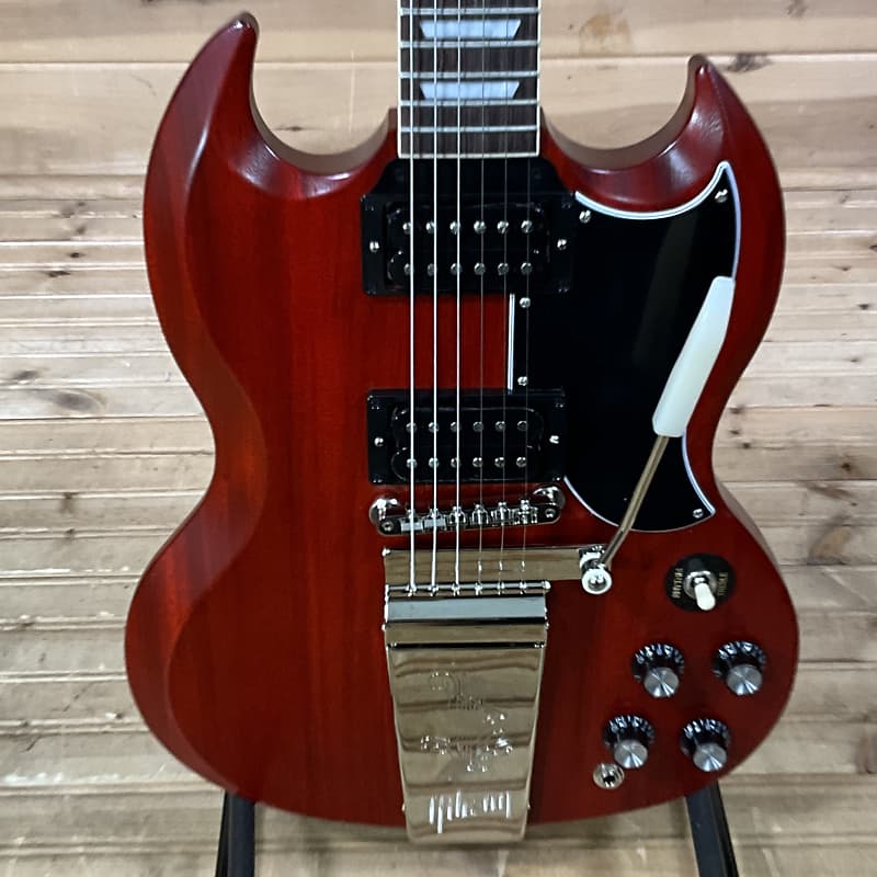 Gibson SG Standard '61 Maestro Vibrola Faded Electric Guitar | Reverb