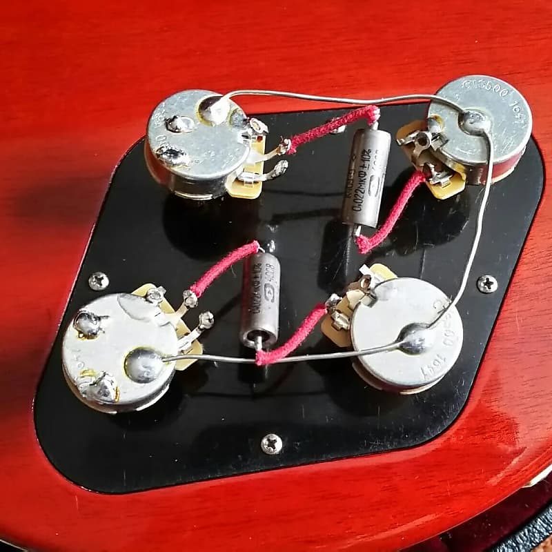 CreamTone Vintage Design Les Paul R8 R9 R0 Wiring Harness | Reverb
