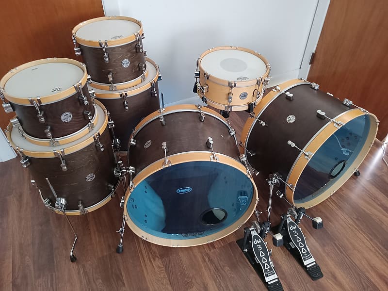 PDP/DW Concept Maple Classic, Satin Finish - 7pc Drum Set/Kit | Reverb