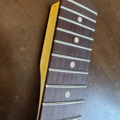 Warmoth Reverse Headstock 22 frets compound radius SRV shape | Reverb
