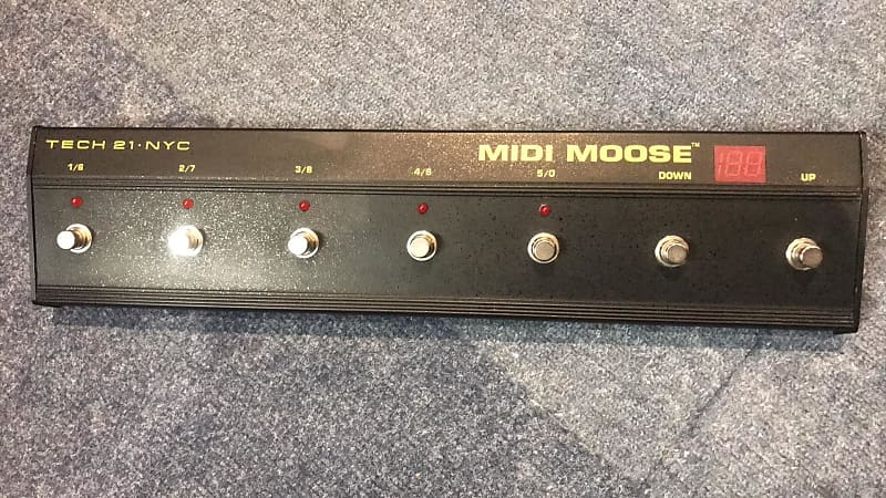 Tech 21 Midi Moose MIDI Switcher Footcontroller | Reverb UK