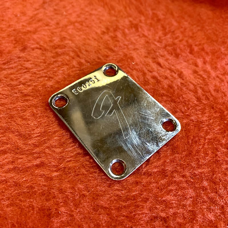 Fender Telecaster neck plate c 1973 Chrome original vintage | Reverb