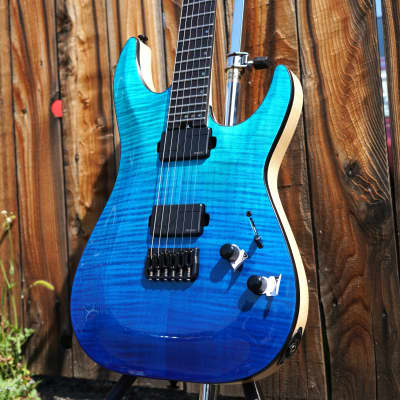 Schecter Diamond Series PROTOTYPE SLS C-1 Elite - Lagoon Fade | Reverb