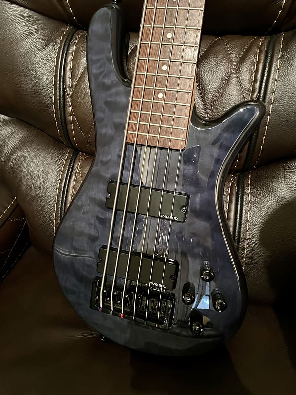 Spector Legend 6 String Bass Gray Flame Top Very Good | Reverb
