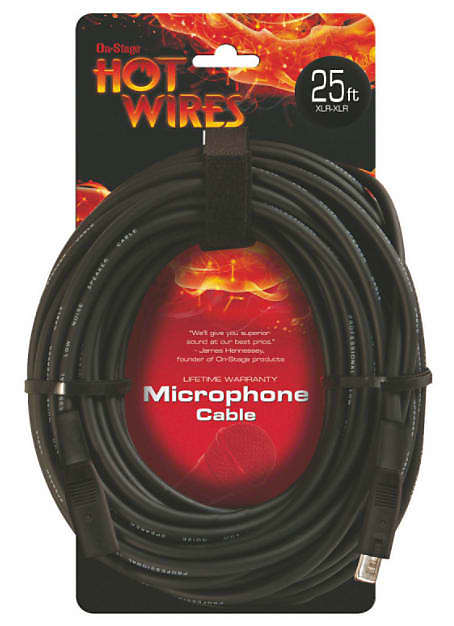 On-Stage MC12-25 XLR-XLR 25 Foot Microphone Cable | Reverb