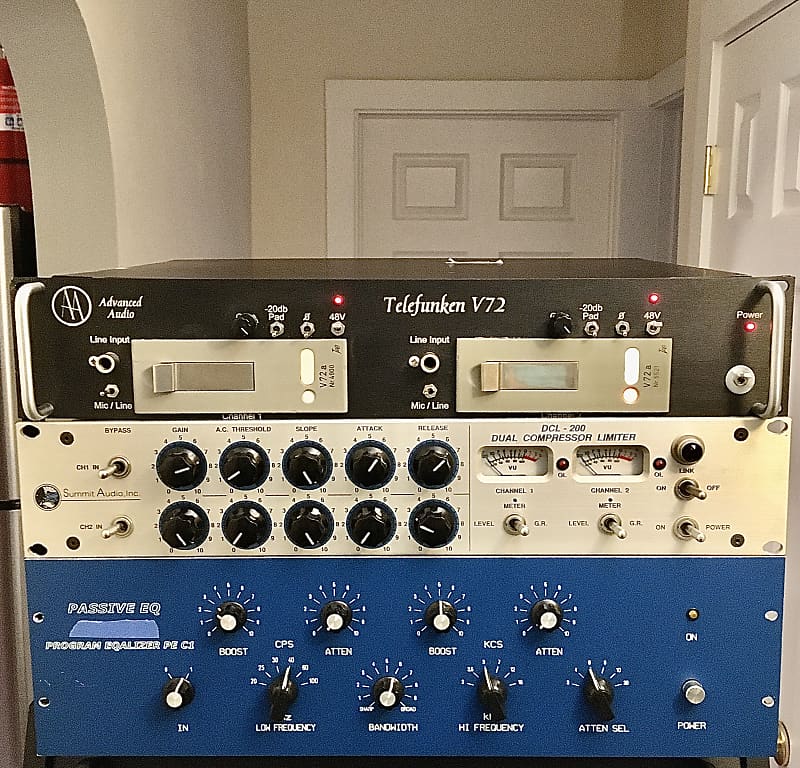 Telefunken V72-a tube pre-amplifier pair c 1960 original | Reverb