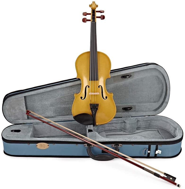Rainbow Yellow Violin Outfit 3/4 Size [Ex-display] | Reverb